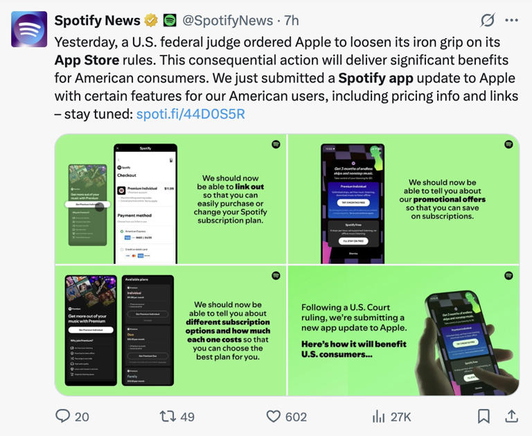 Apple updates App Store guidelines, will not take cut on purchases made ...