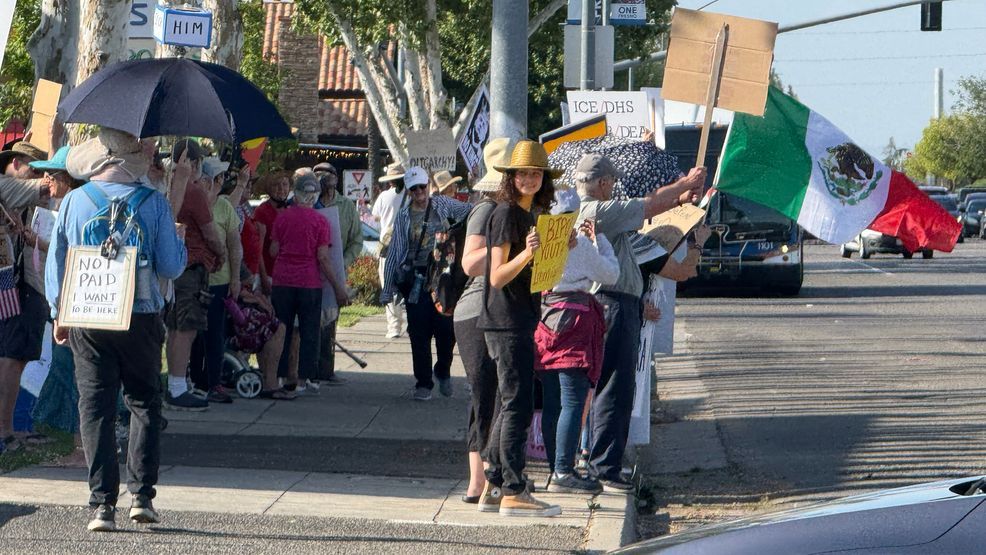 Fresno May Day march unites hundreds in protest against Trump ...