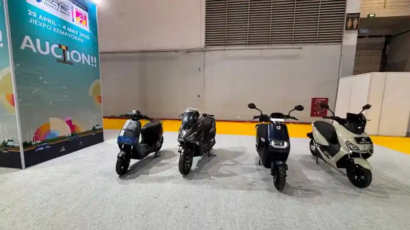 PEVS 2025 Hadirkan Lelang 8 Motor Listrik, Harga Dimulai dari Rp 0!