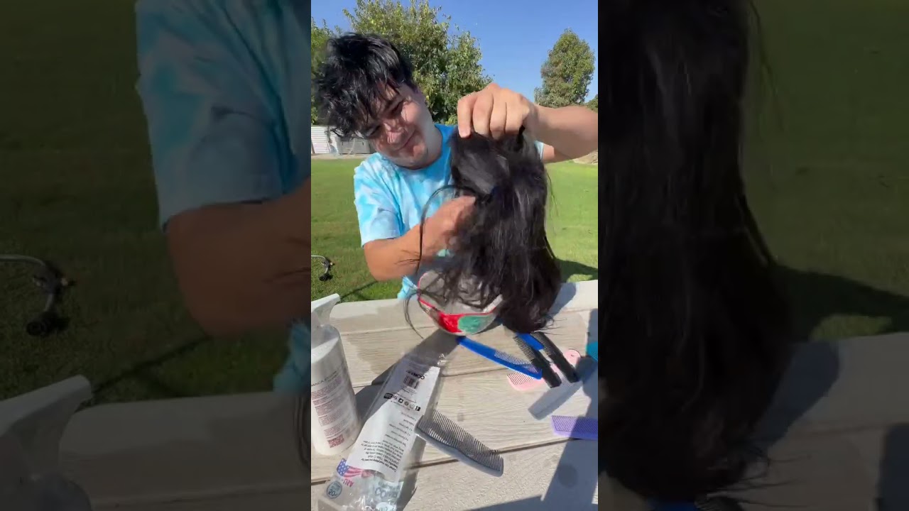Never get tangled hair again