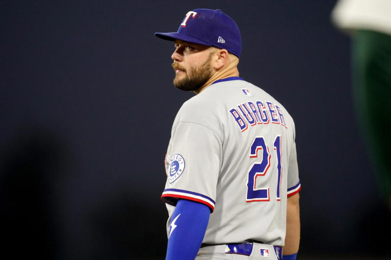 Rangers send down Jake Burger to minor leagues after horrendous start ...