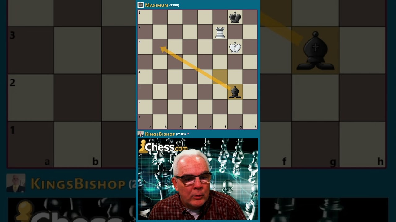 When Rook vs. Bishop Wins | KR v KB 1-0