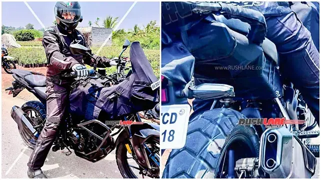 TVS RTX 300 Spied Testing Alongside Royal Enfield Himalayan 450