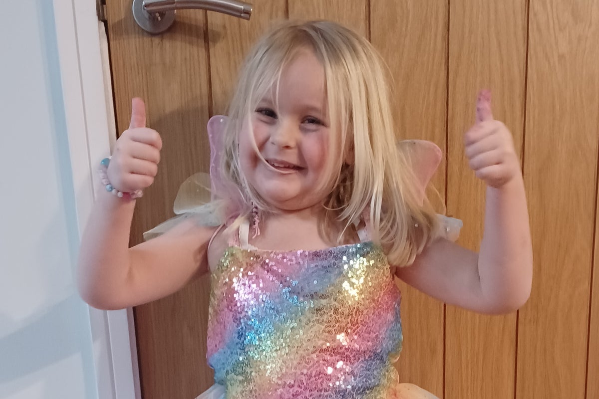 Girl, 5, found laughing and sneezing painful diagnosed with ultra-rare ...