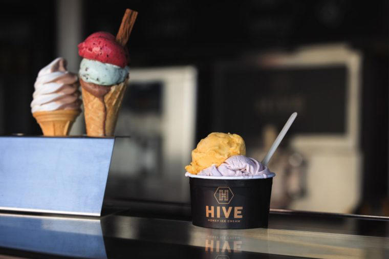 The colourful seaside town with gourmet ice cream and dolphins out at sea