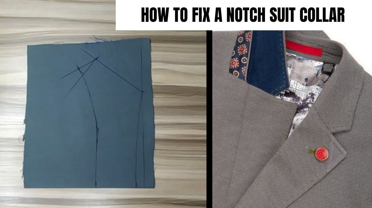 How to Make and Fix a Notch Suit Collar | Beginner-Friendly Tutorial