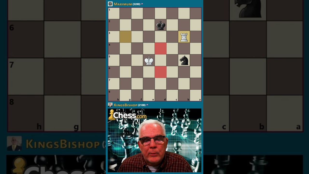 How to Draw With Knight vs. Rook | KN v KR