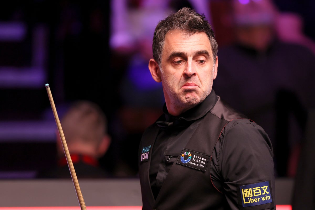 Ronnie O’Sullivan v Zhao Xintong LIVE: Seven-time winner struggling in ...