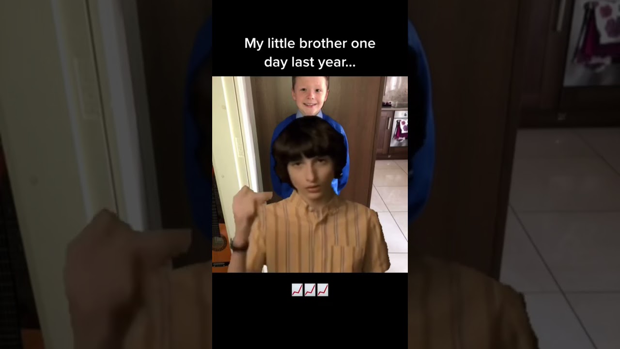 Little brother's growth over the years shared by Adam B in touching ...