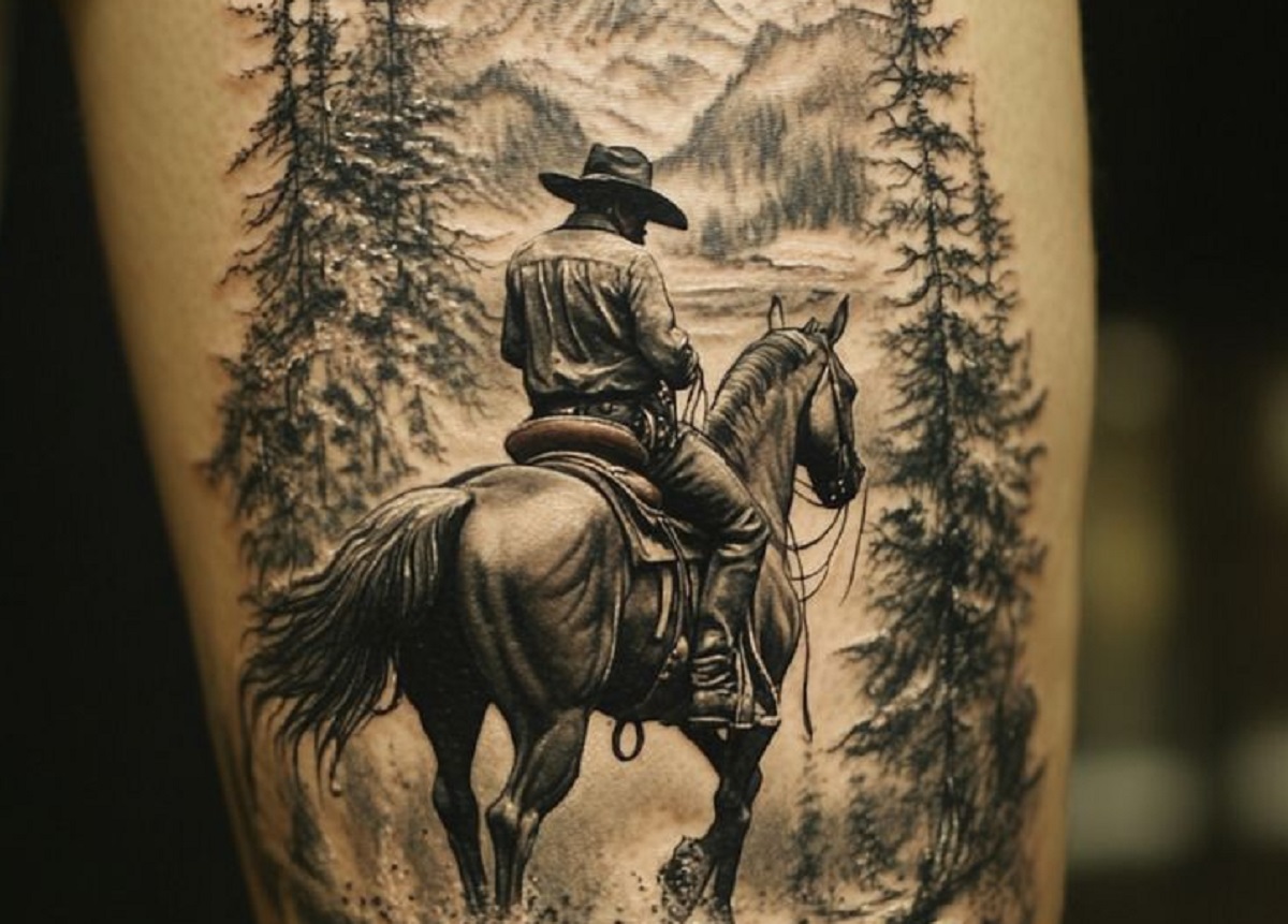 Tatuajes para vaqueros: diseños western y tradicionales