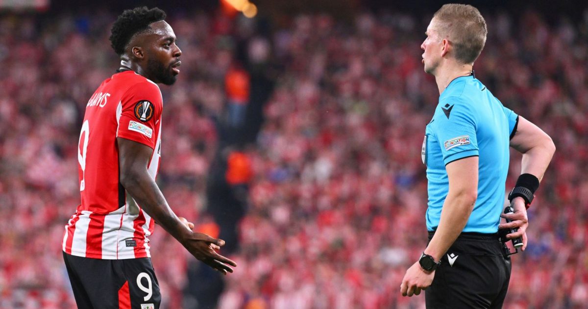 Athletic Bilbao star Williams slams referee and sends warning to Man ...