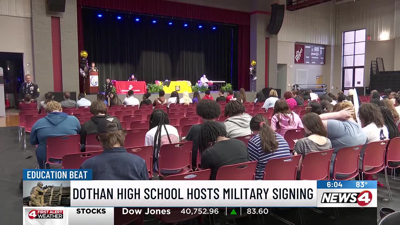 Dothan High School hosts military signing