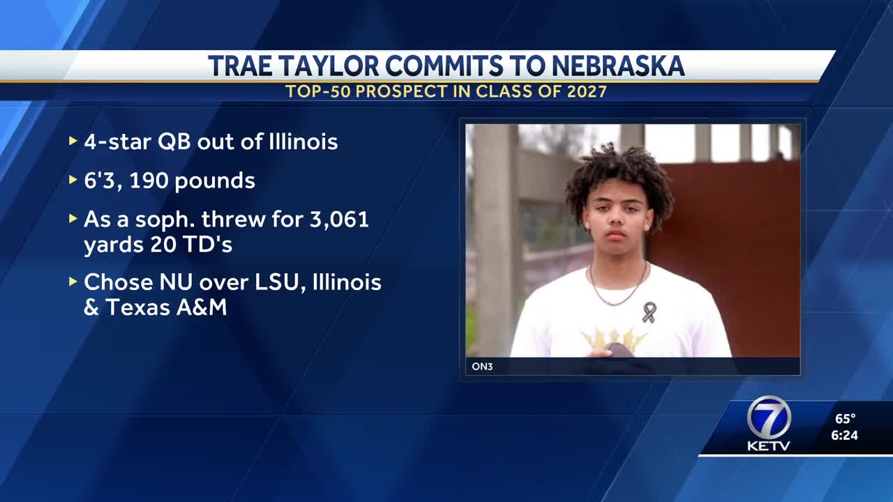 Four-star QB Trae Taylor commits to Nebraska football