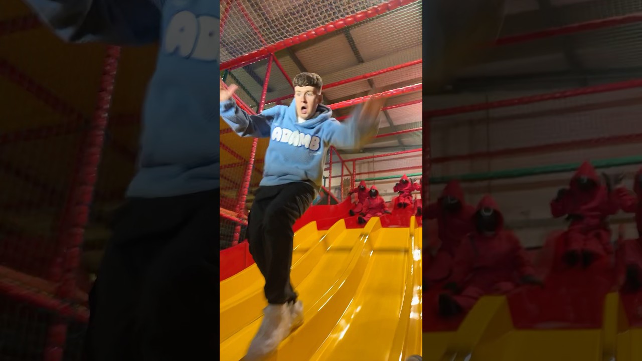 Squid Game took over an indoor playground