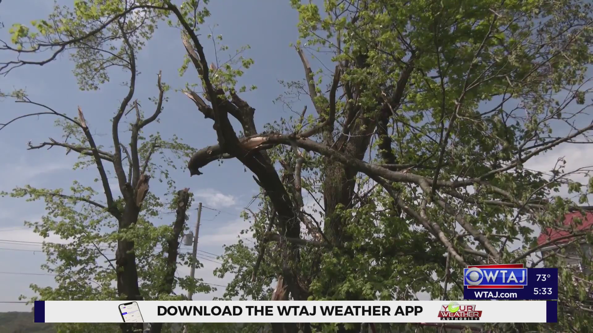 Storm damage, power outages linger around Central Pennsylvania