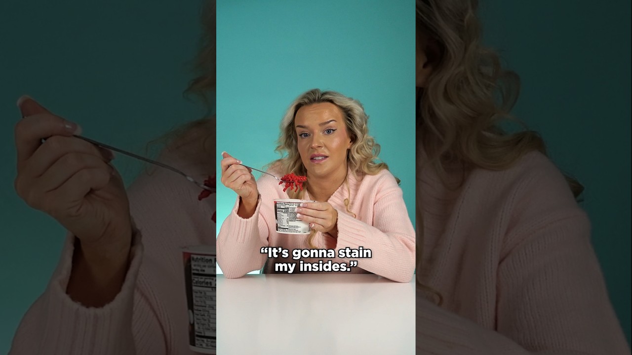 Trying Flamin' Hot Cheetos mac 'n cheese! #shorts