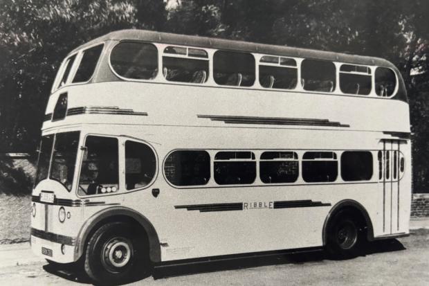 East Lancashire first 'double-decker coach' - Ribble's White Lady