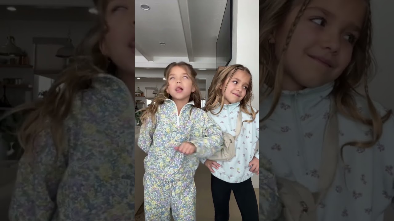 Watch adorable identical twins act out a Parent Trap scene together