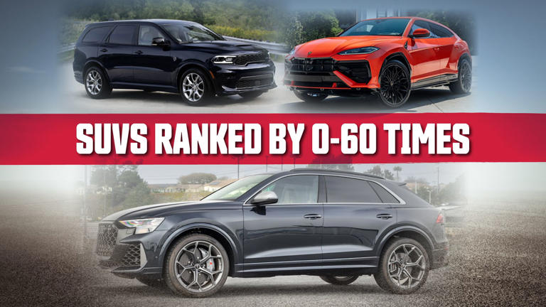 10 Quickest Combustion-Powered SUVs You Can Buy Right Now