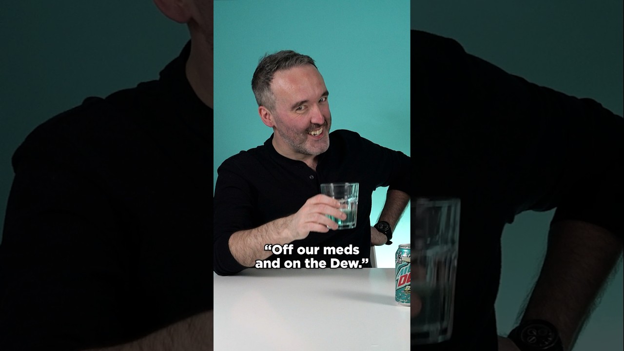 First Time Trying Mountain Dew Baja Blast!