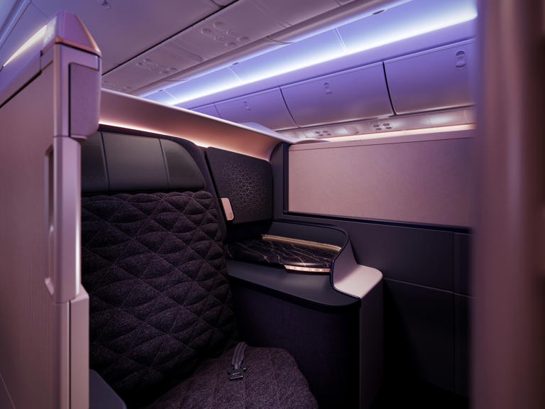 Saudi skyline informs PriestmanGoode's cabin design for Riyadh Air