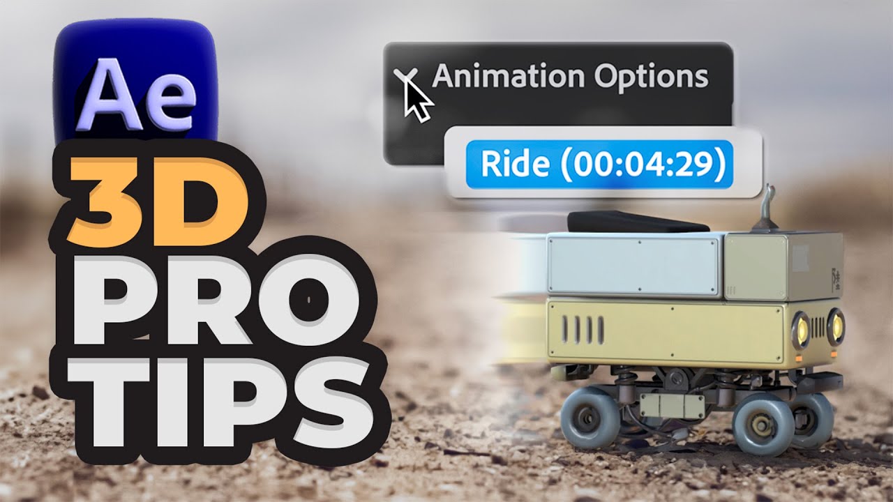 After Effects Tutorial: 3D Model Compositing