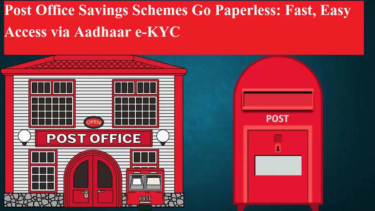 Post Office Savings Schemes Go Paperless: Fast, Easy Access via Aadhaar ...