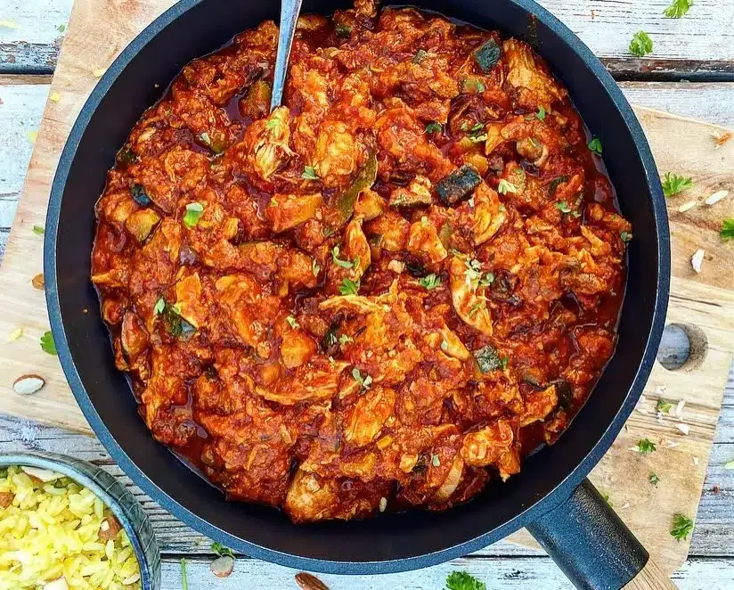 This Spicy Moroccan Chicken Stew with Curry Fried Rice Is the Ultimate ...