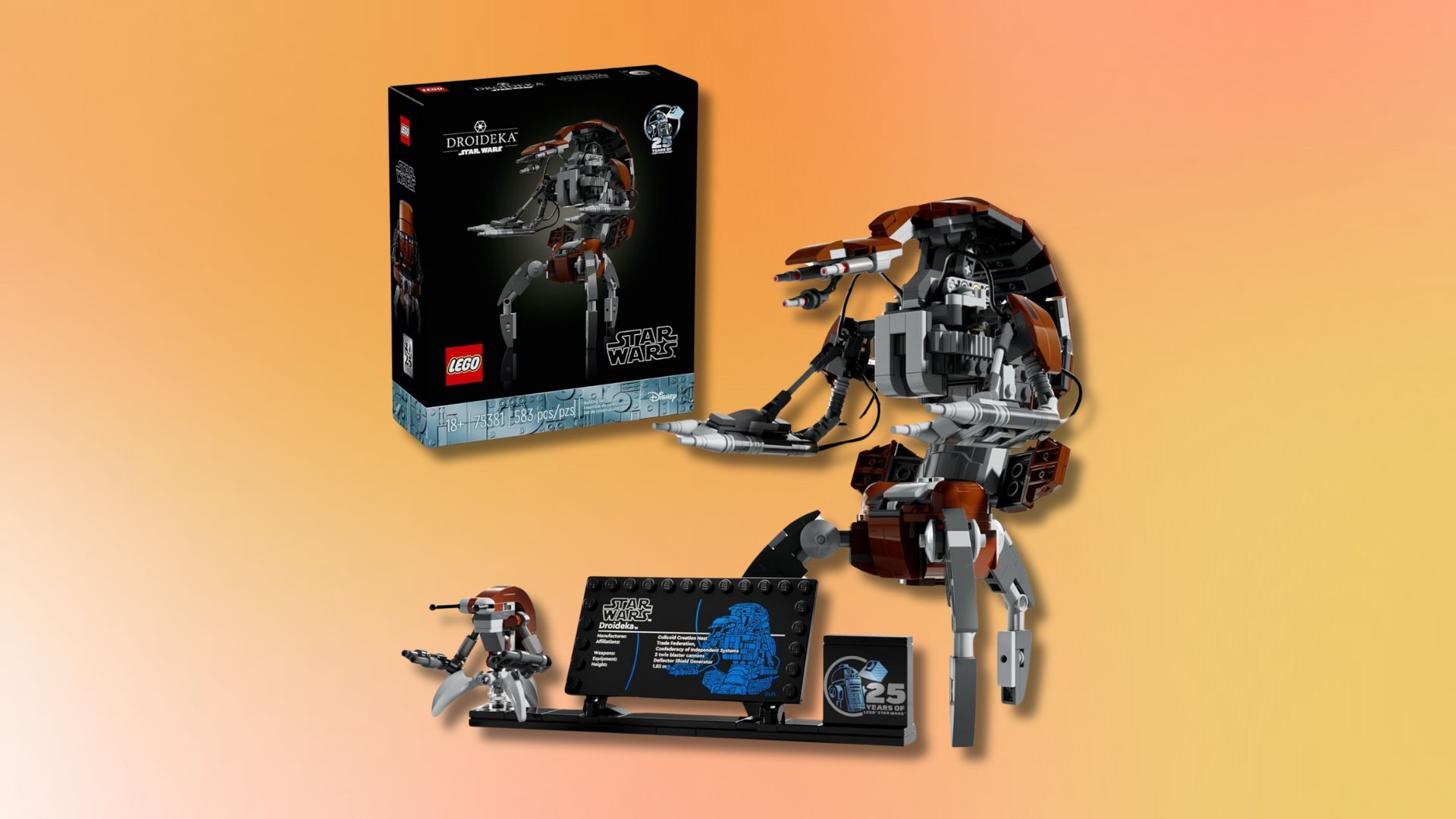 The Lego Star Wars Droideka set is 20% off right now at Amazon — buy ...