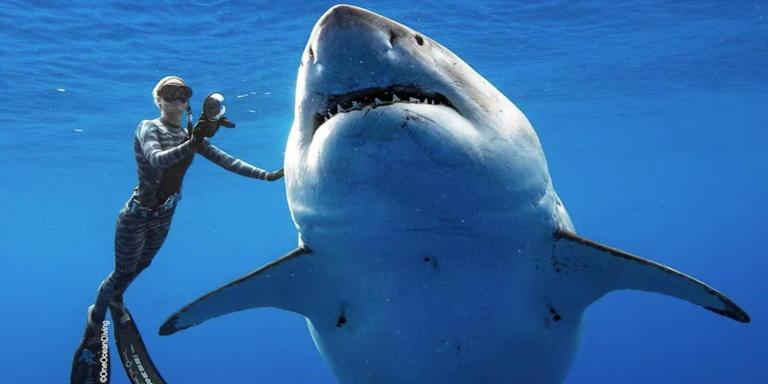 Tolle Aufnahmen - Riesenhai Deep Blue: Ist das der größte Weiße Hai der ...