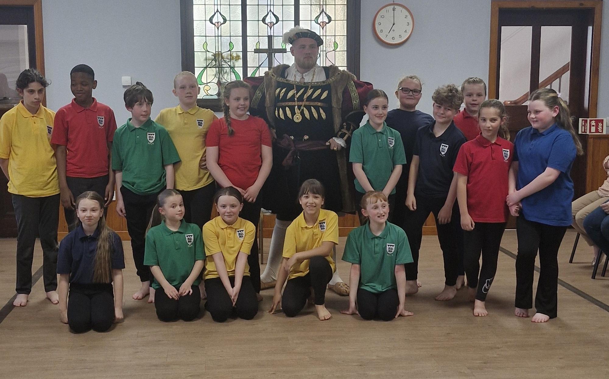 ''Henry VIII'' visits historic Higham Ferrers