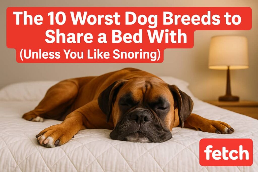 The 10 Worst Dog Breeds to Share a Bed With (Unless You Like Snoring)