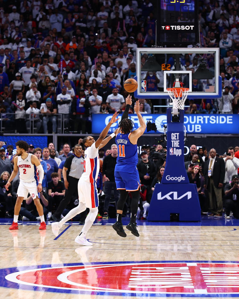 Ali Brunson went through a rollercoaster of emotions before Knicks husband Jalen’s legendary 3 ...