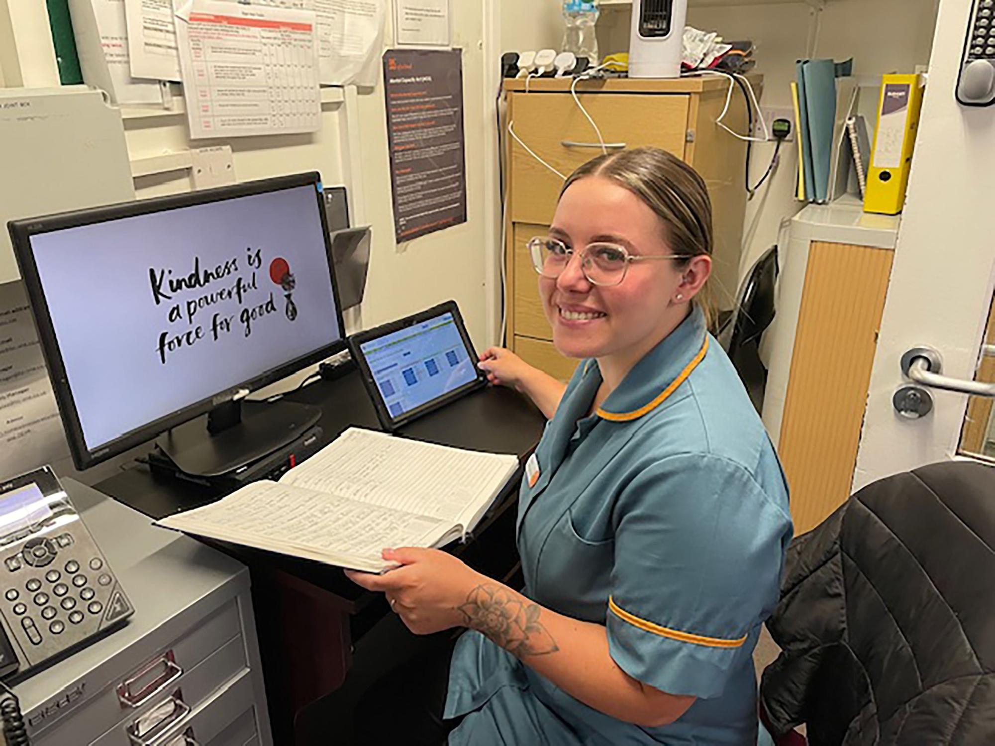 Peterlee Nurse Associate shares her passion for working in social care ...