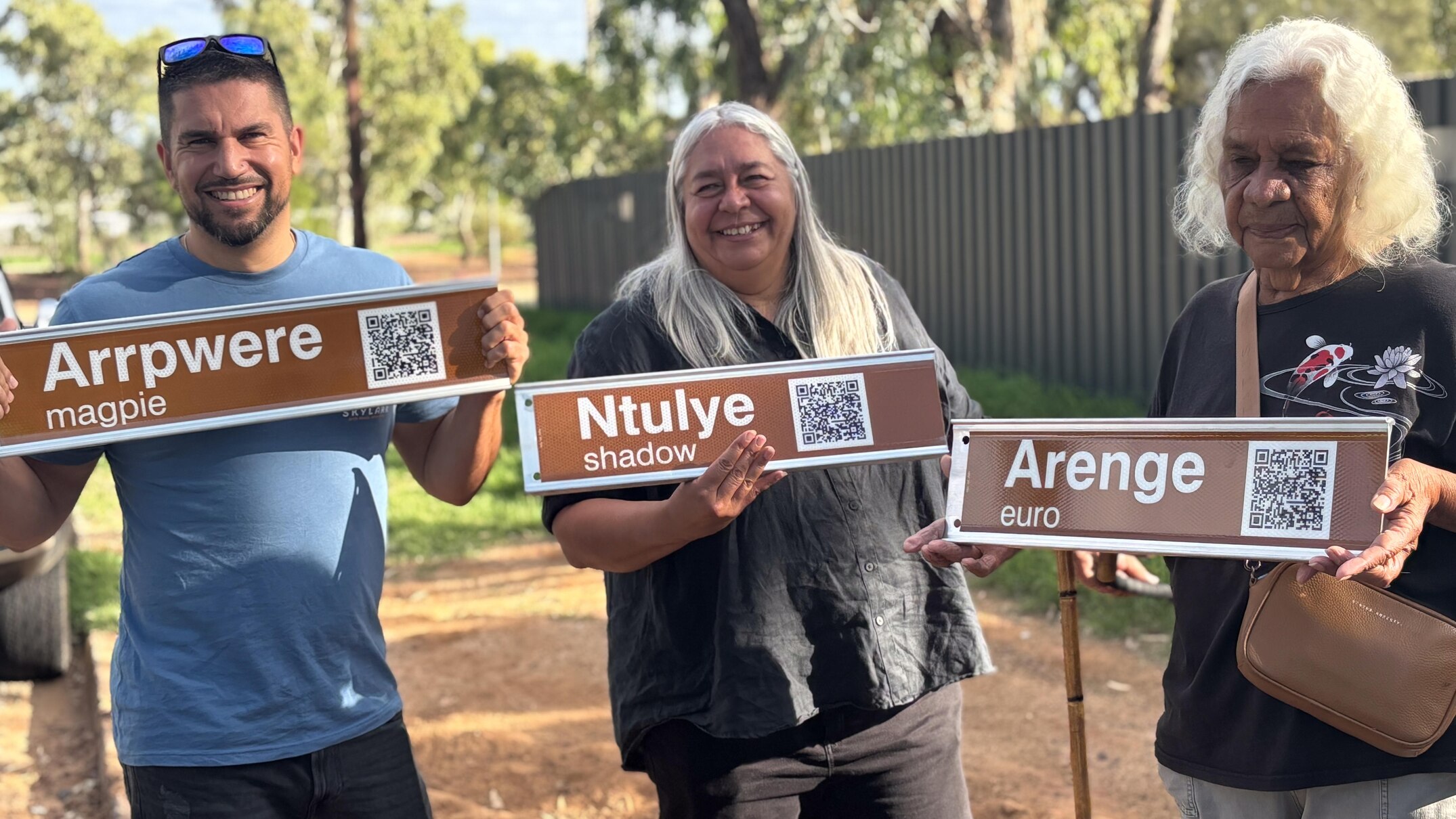 Arrernte street signs keeping language strong for traditional owners of ...