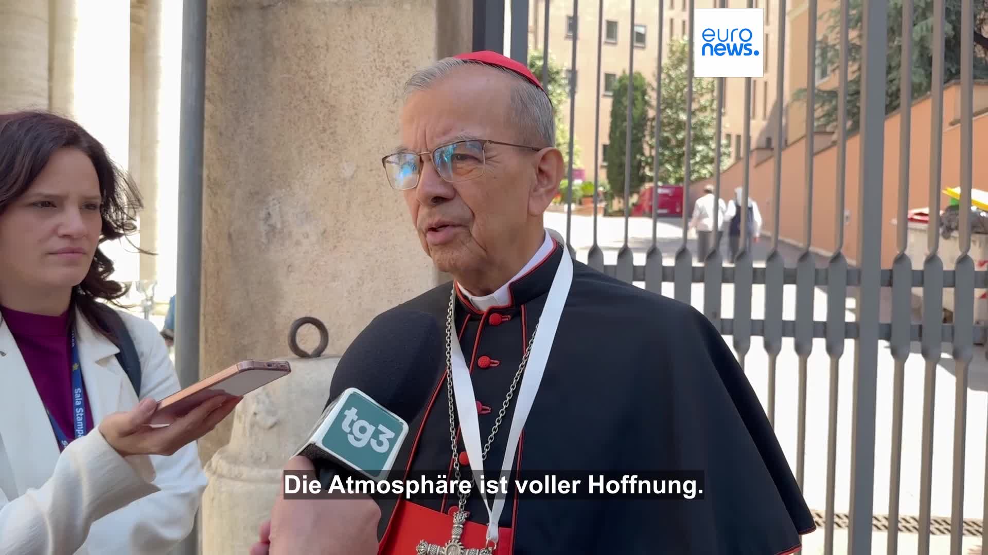 Atmosphäre voller Hoffnung": Treffen der Kardinäle vor dem Konklave geht weiter