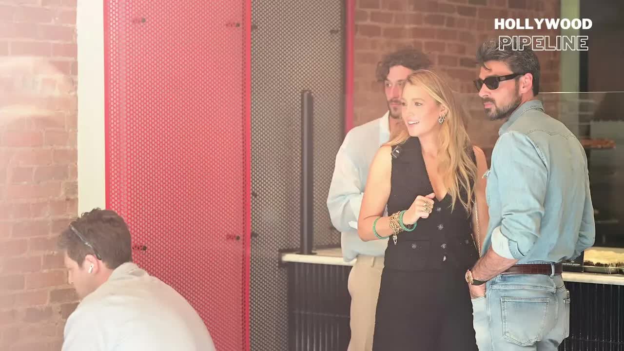 Blake Lively and Michele Morrone Spotted at Mamas Too! Pizzeria in NYC