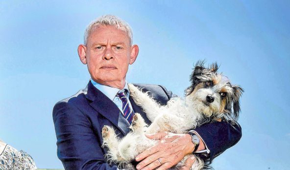 Martin Clunes announces death of 'fantastic' Doc Martin dog after ...