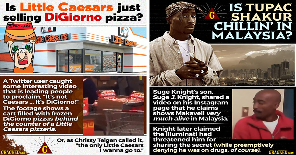 12 Very Silly Conspiracy Theories