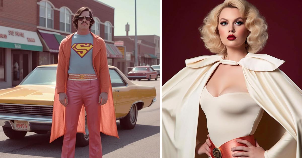 Bootleg 70's Heroes: Justice League Characters Re-imagined by A.I.