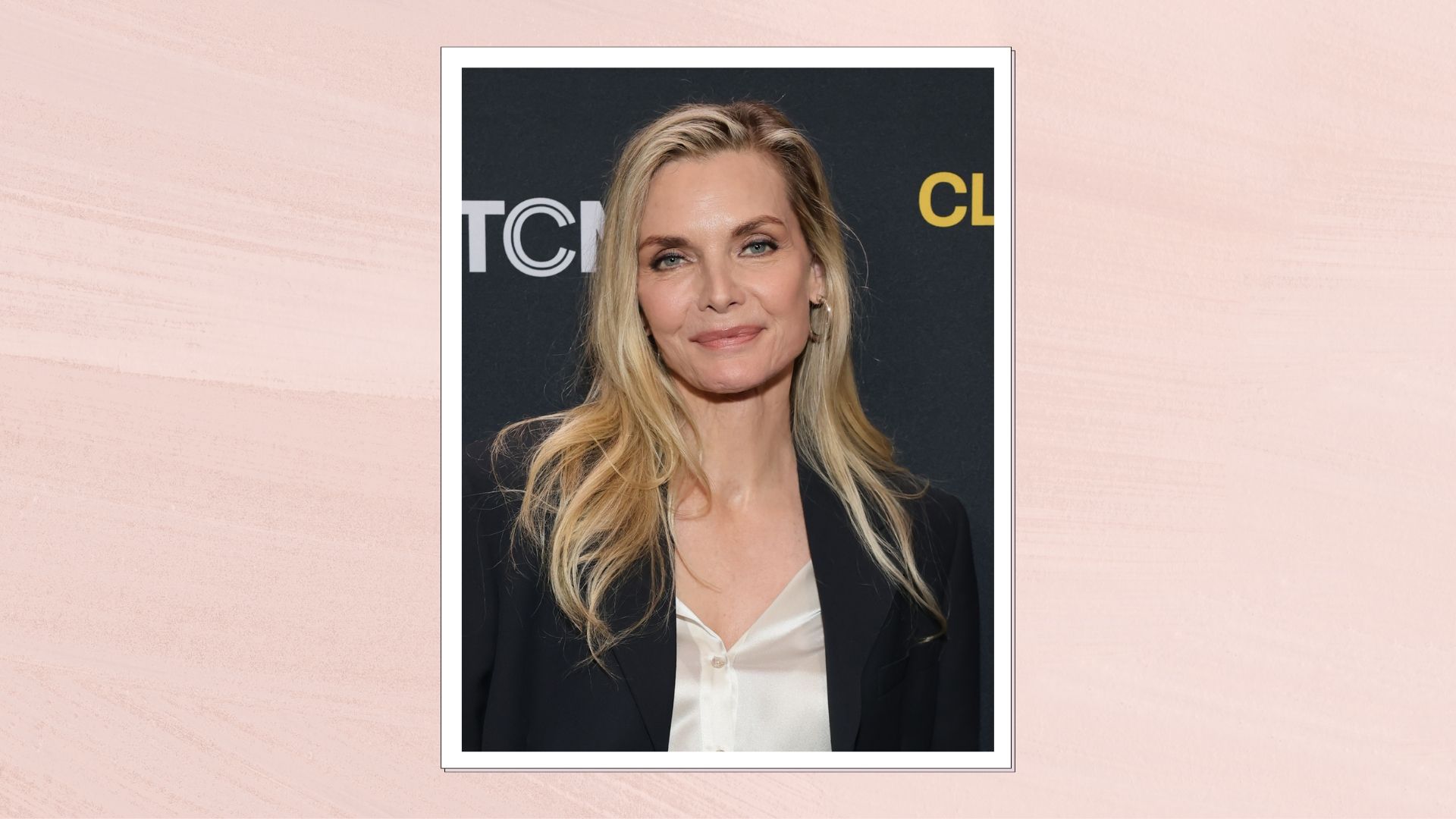 Bored of middle partings? Michelle Pfeiffer's side-swept hair radiates ...
