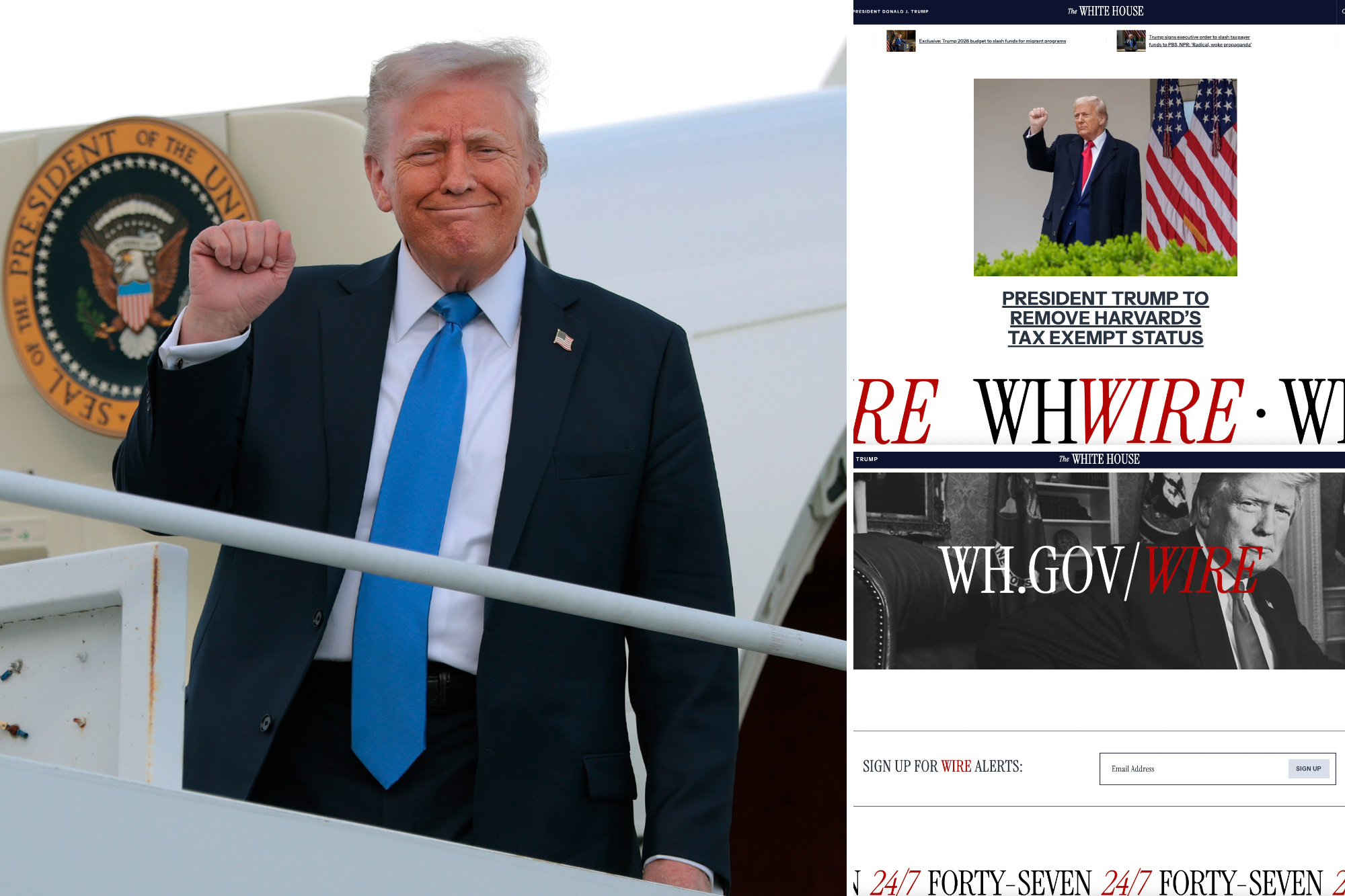 White House unveils Drudge Report-style website for positive Trump news