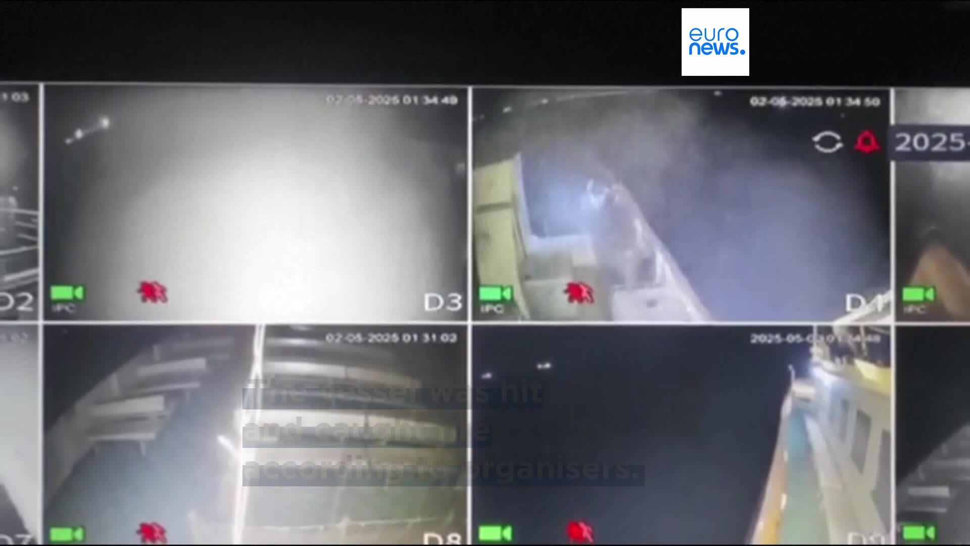 Drone strike hits 'Freedom Flotilla' Gaza aid ship off Malta ...