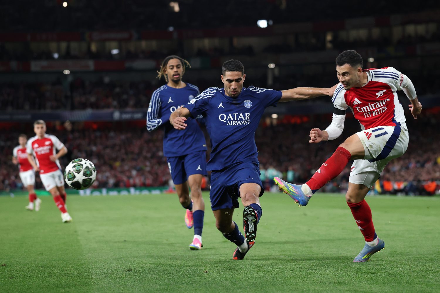 Arsenal/PSG – Hakimi highlights team efforts