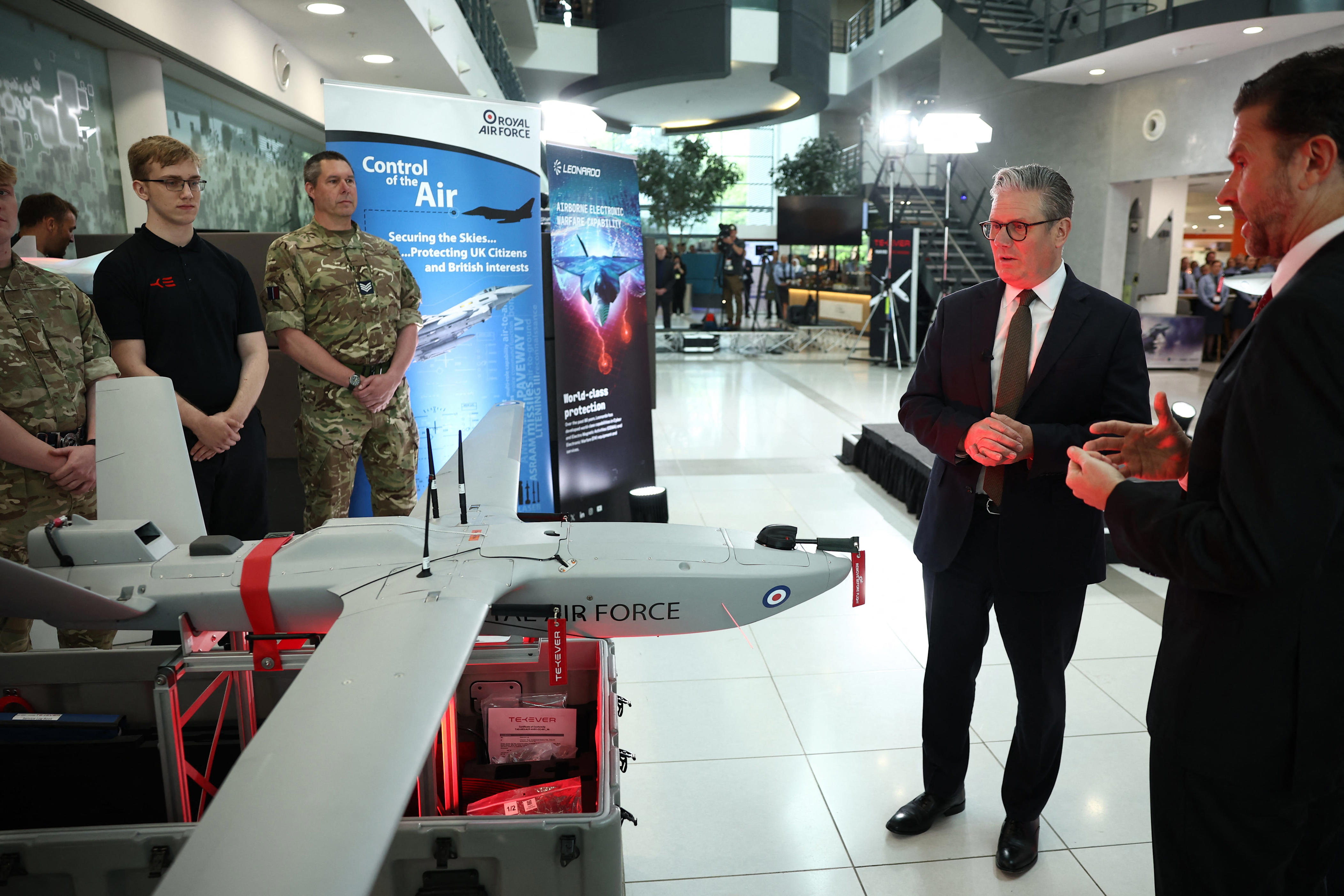 Check out the Royal Air Force's new StormShroud drone made to jam enemy ...