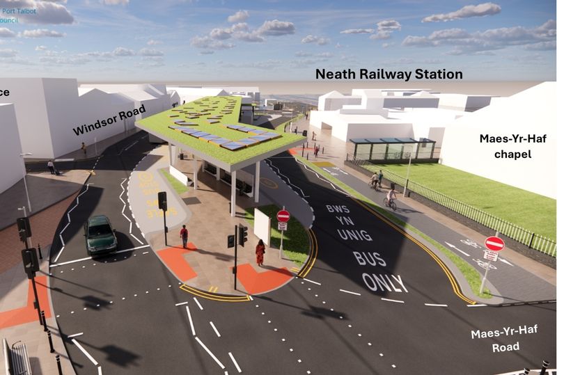 What Neath's new transport hub could look like under ambitious plans