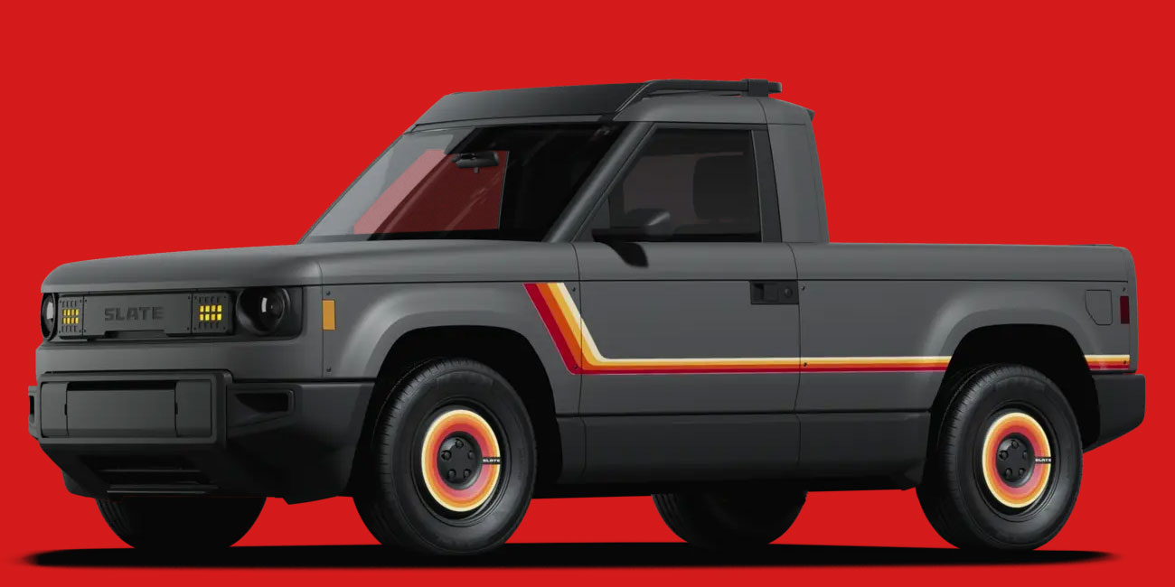 Electric Slate truck will be "$20,000" and the size of an old Hilux
