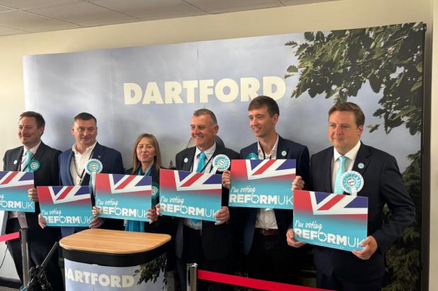 ‘We’ve made history in Kent’ as Reform UK wins all Dartford divisions