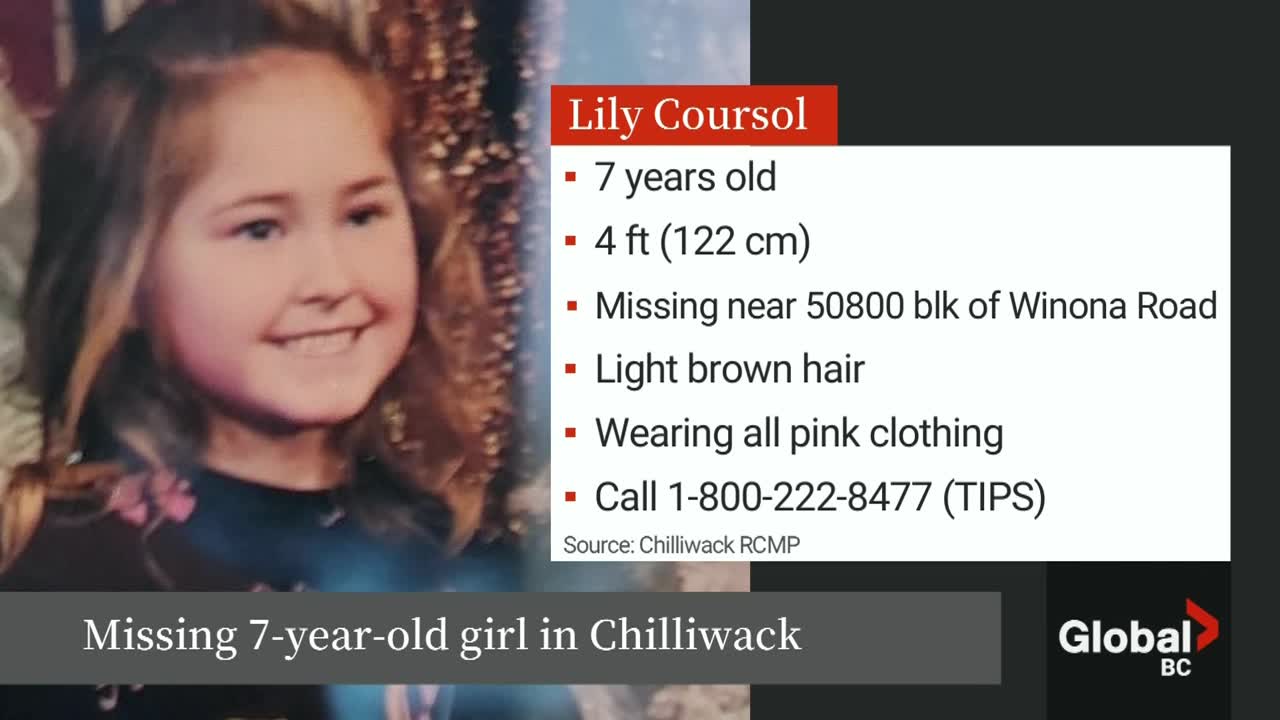 Missing 7-year-old girl in Chilliwack