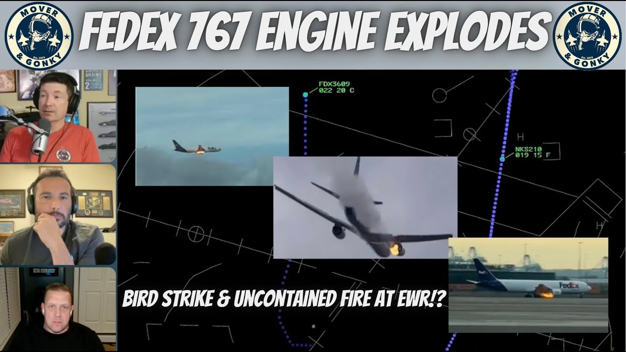 FedEx 767 Engine Explosion: U.S. Pilots Analyze the Shocking Footage